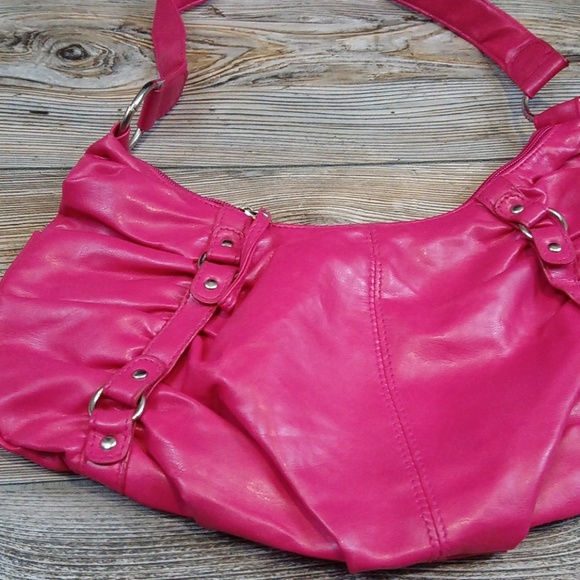 Bags | Bright Pink Shoulder Bag Purse | Poshmark